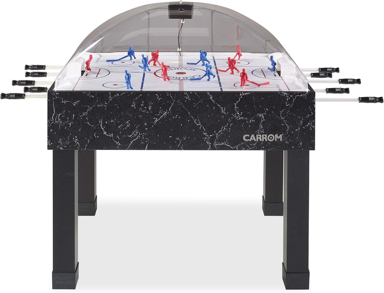 Carrom Super Stick Bubble Hockey Table - Black – ManCave Games